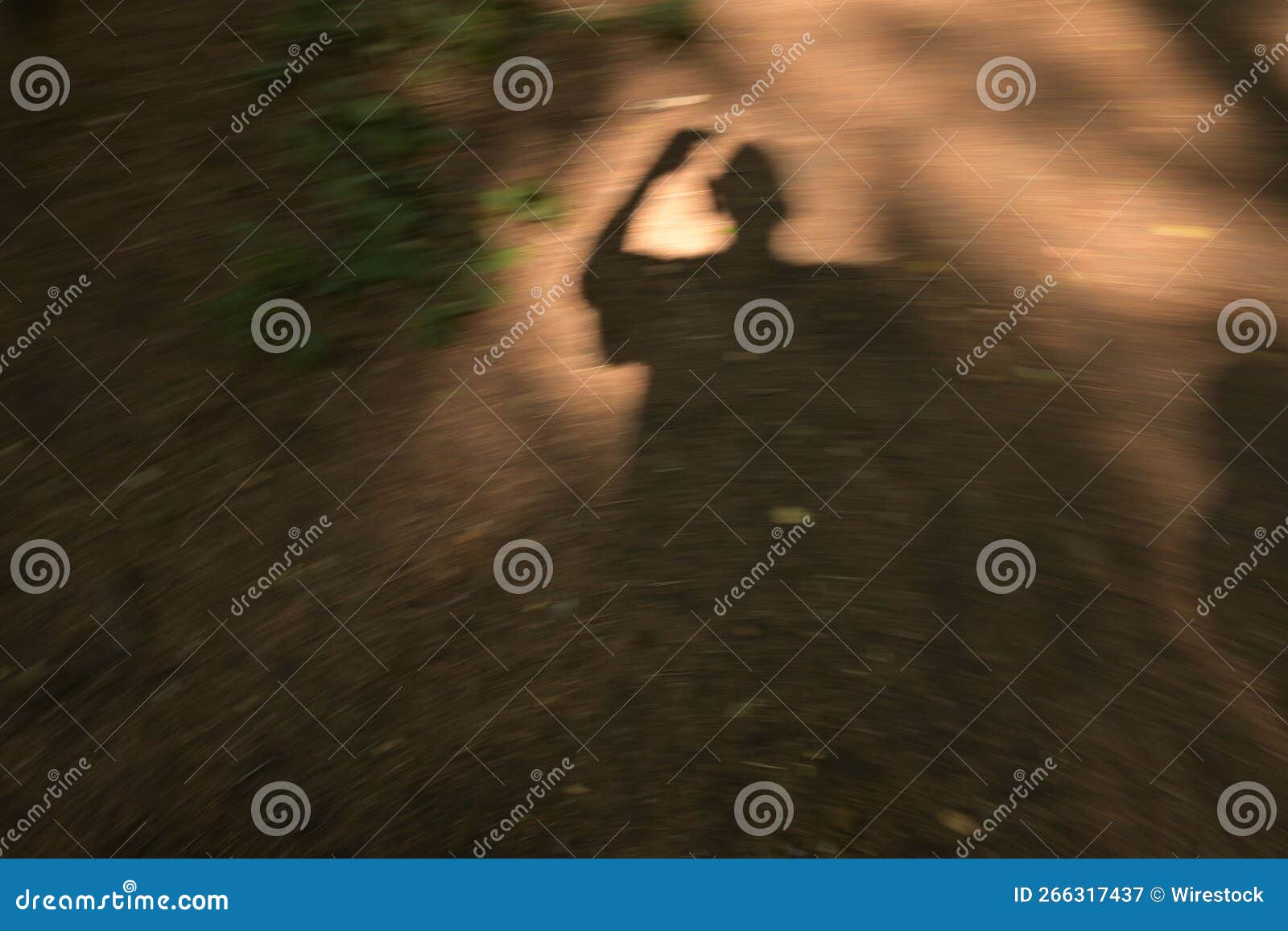 Long Exposure Shot of Shadow of the Man Stock Image - Image of hand ...