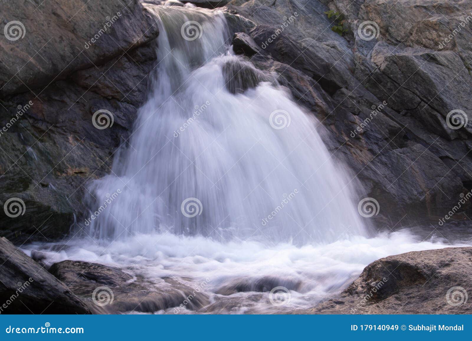 Long Exposure Shot of a White Waterfall Stock Image - Image of weekend ...