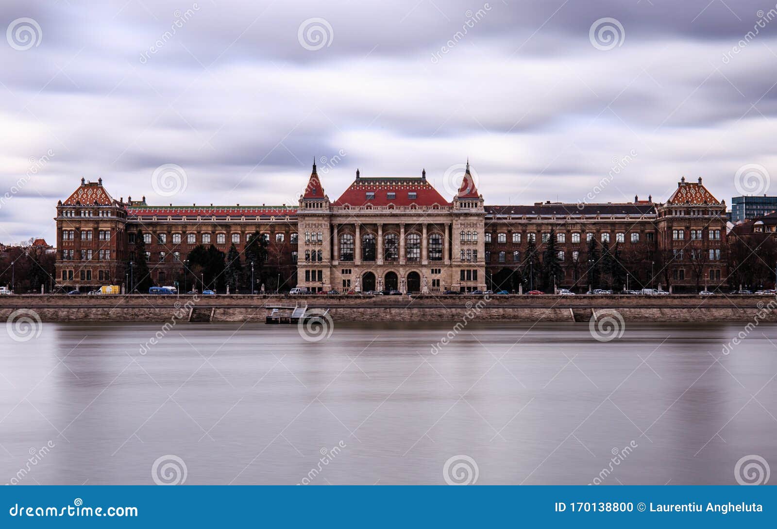 Long Exposure of the Technical University of Budapest Editorial Image ...