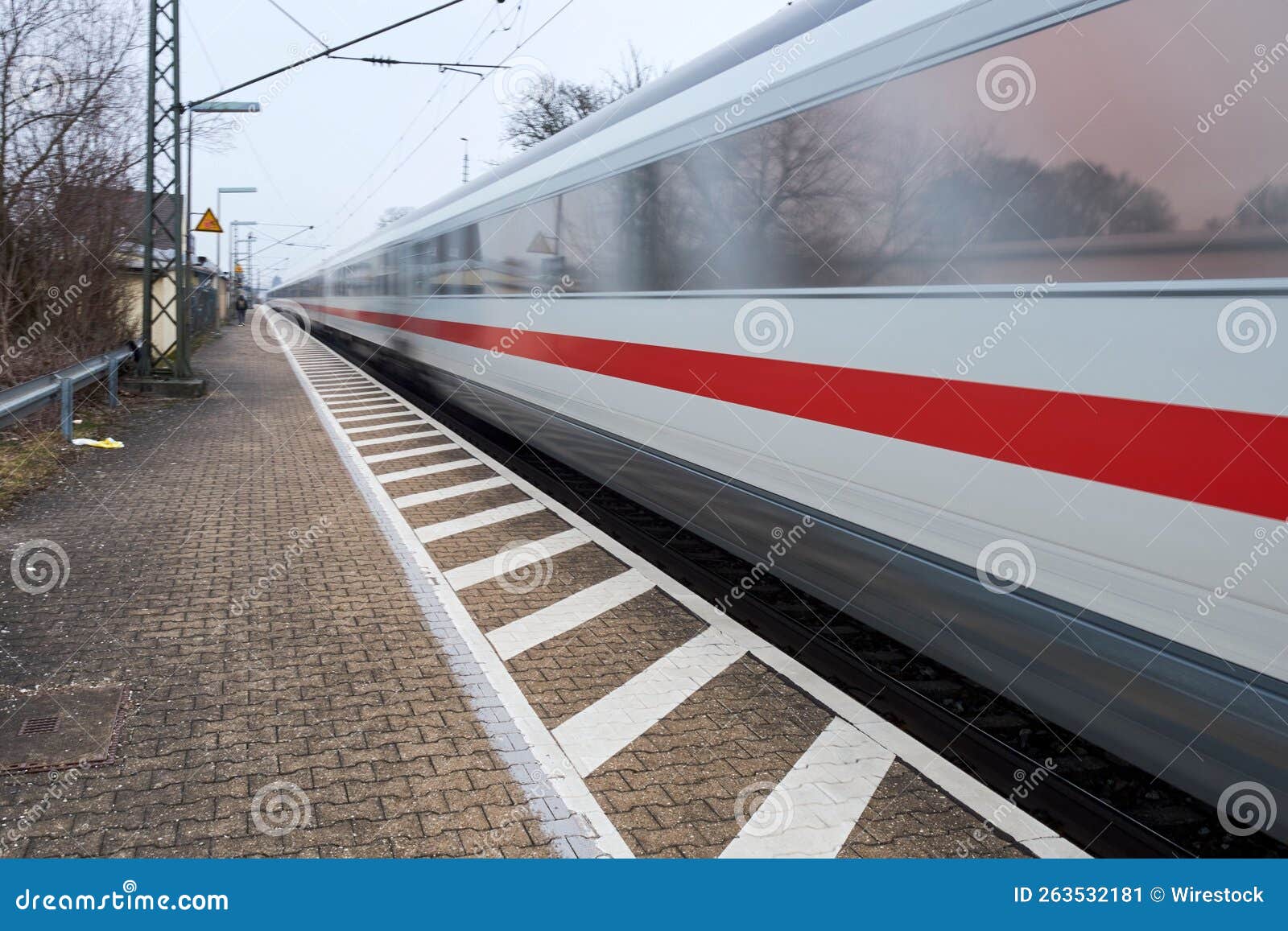Long exposure of a train stock image. Image of travel - 263532181