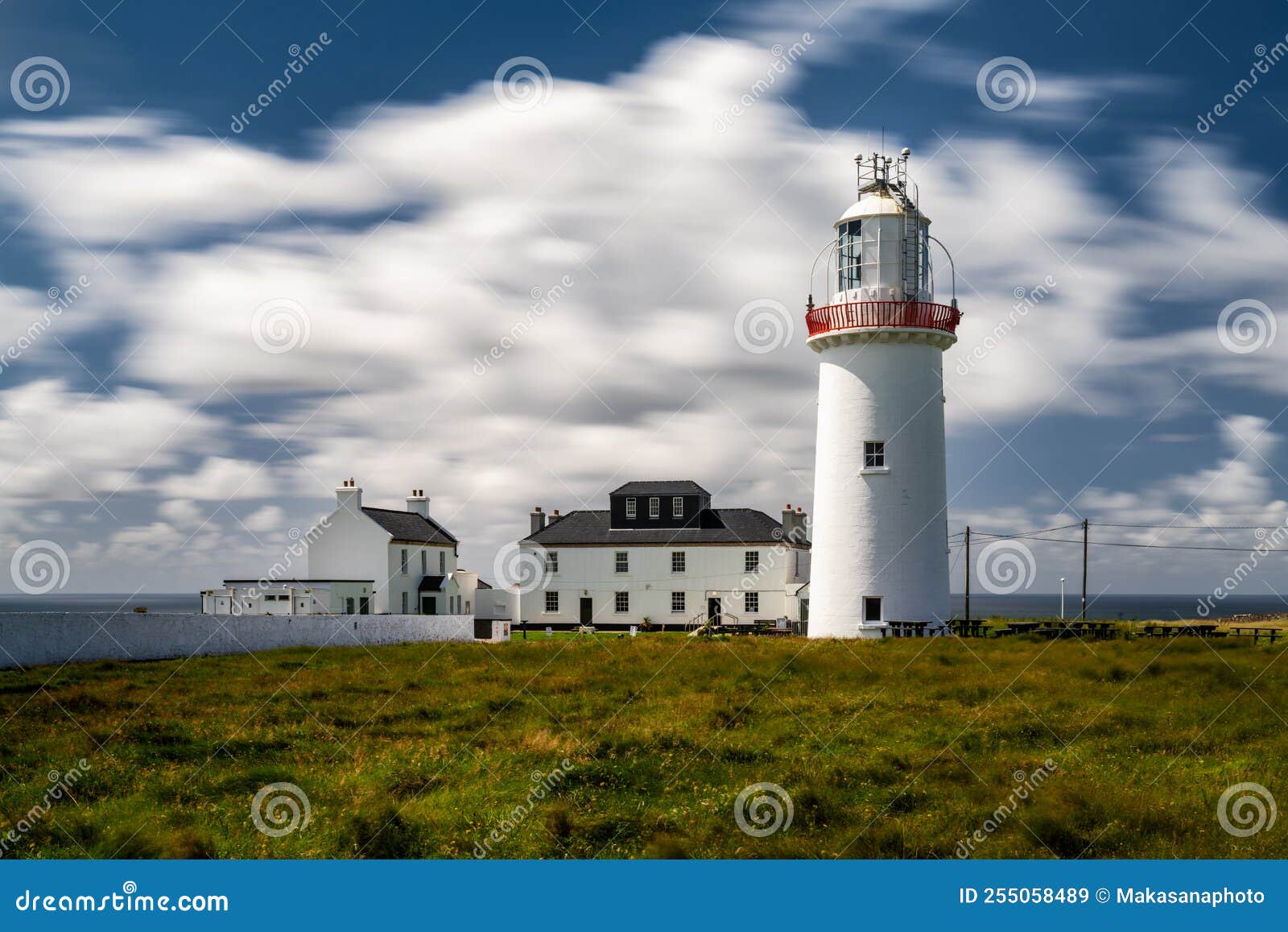 Long Exposure View of the Loop Head Lighthouse in County Clare in ...