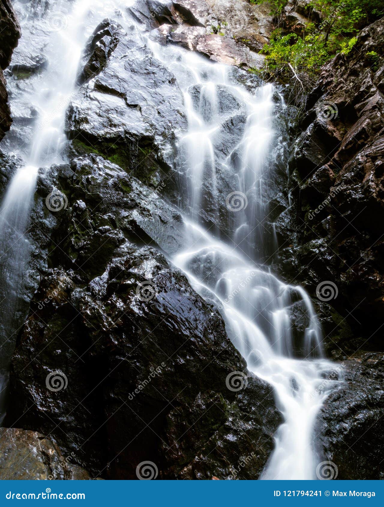 Long Exposure of waterfall stock image. Image of long - 121794241