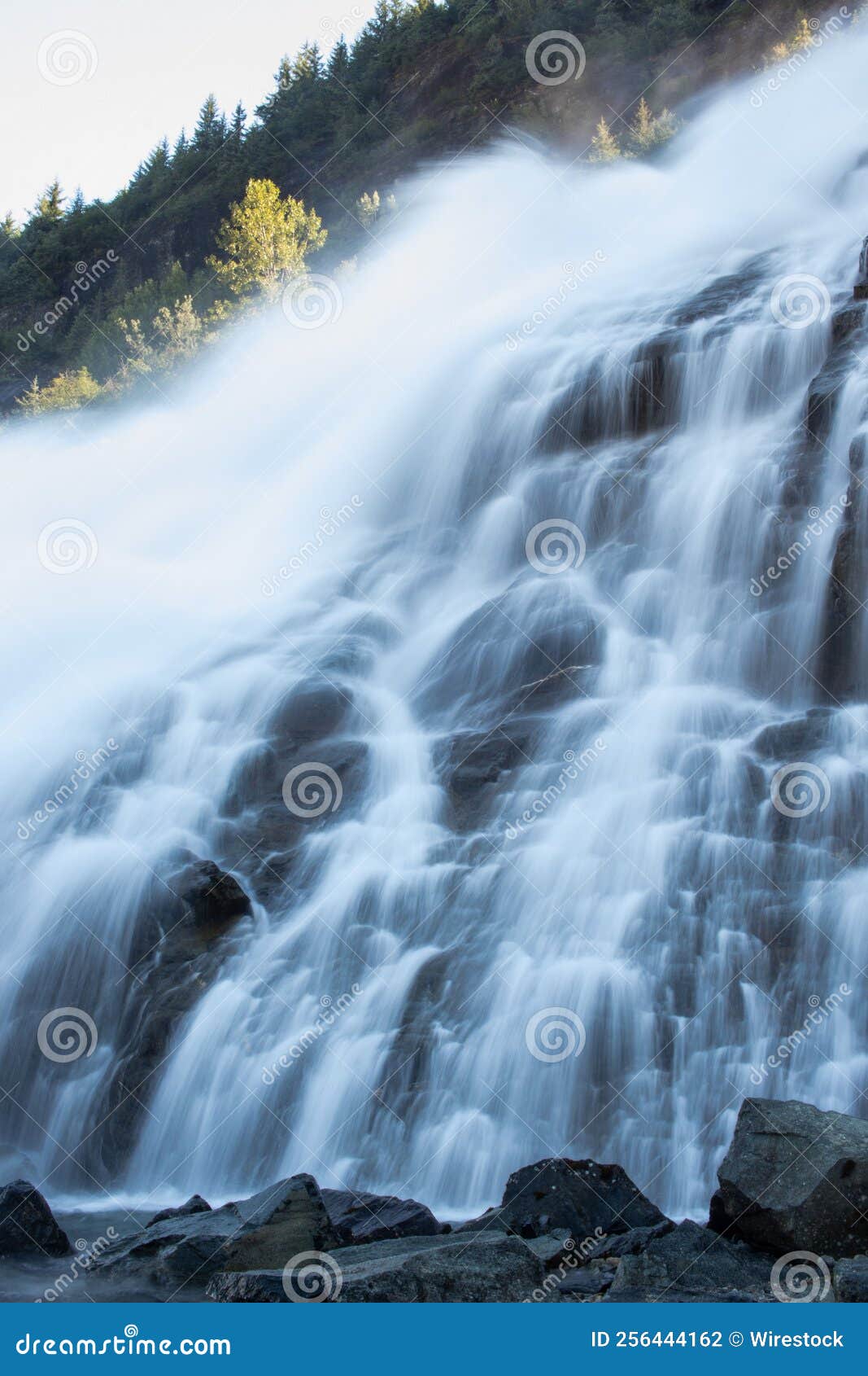 Long Exposure of a Waterfall. Stock Photo - Image of rocks, natural ...