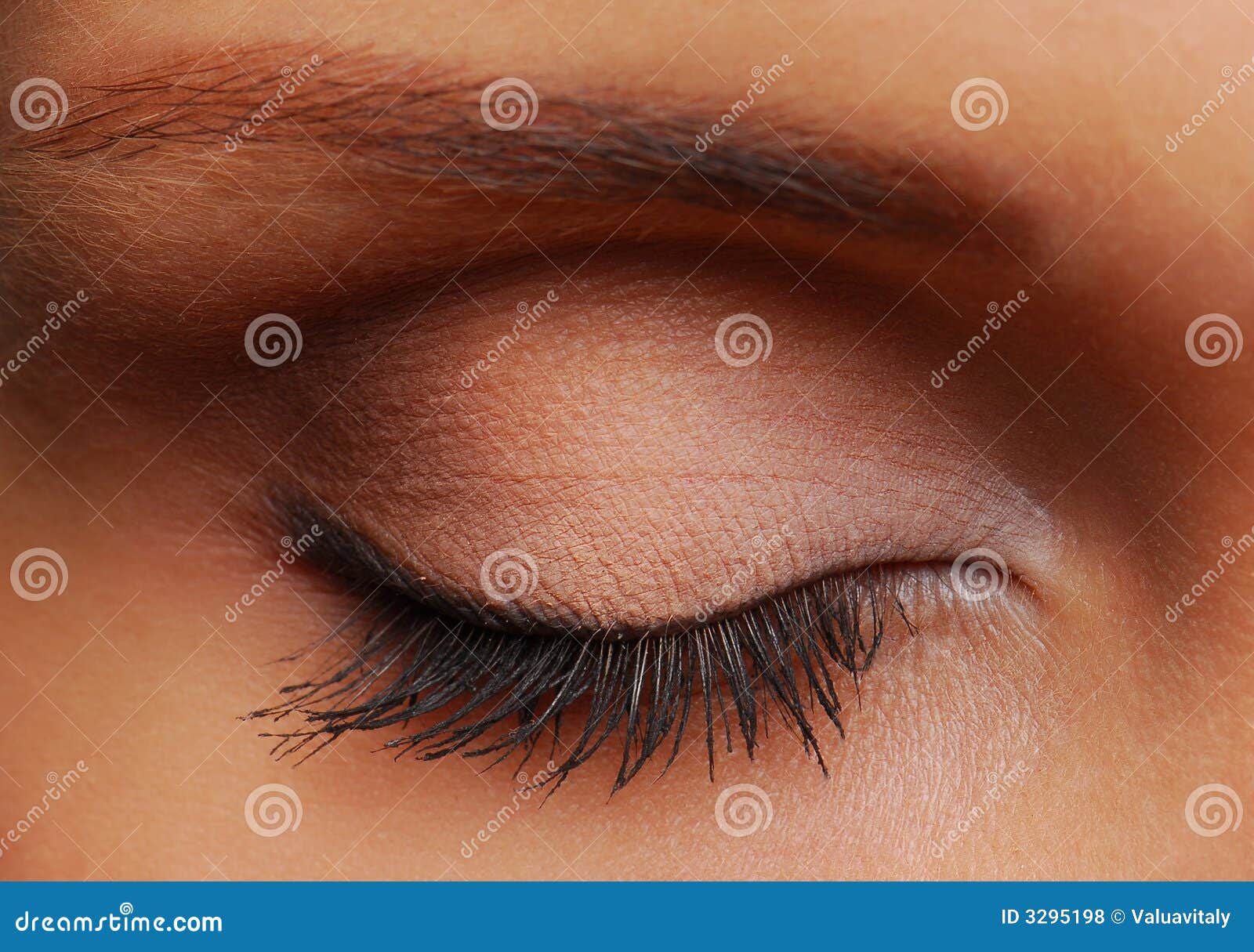 Long eyelash stock photo. Image of focus, close, vanity - 3295198