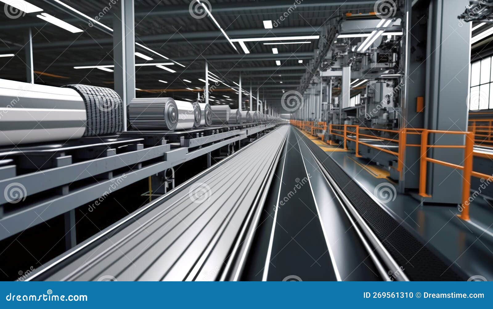 A Long Factory Assembling Conveyor Line for Your Manufacturing Process ...