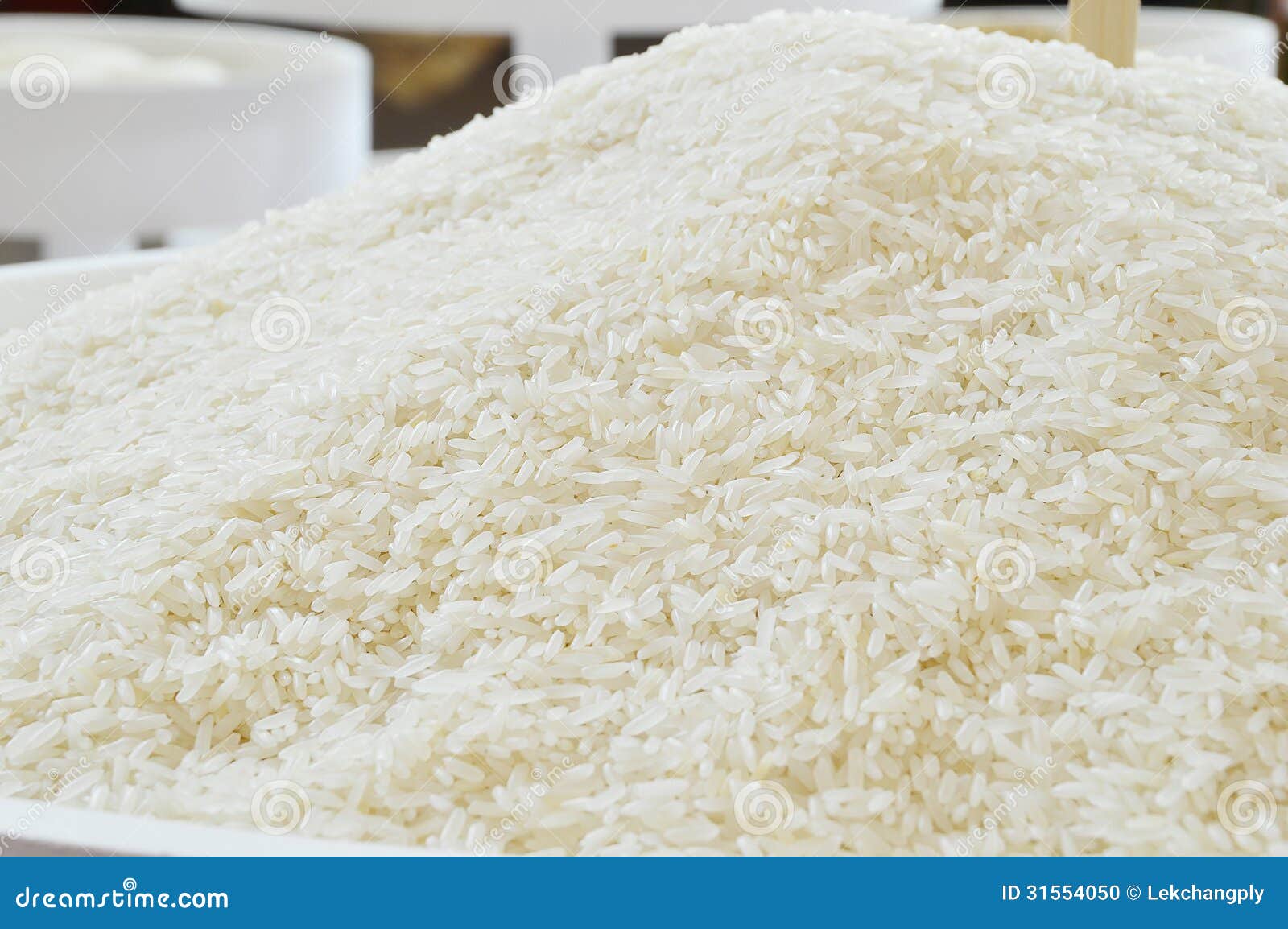 Long Fond Blanc De Riz, Cru Photo stock - Image du chinois, asiatique ...