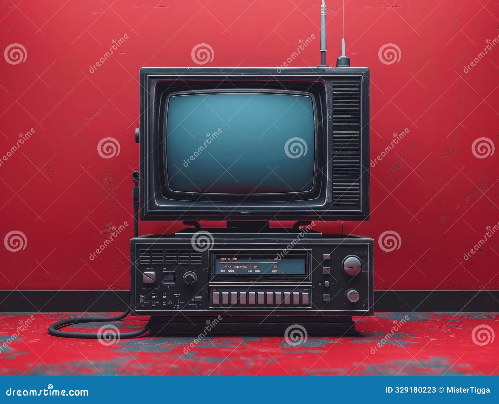 Long Form Video Conception. Man with Camera and Telescreen Concept of ...