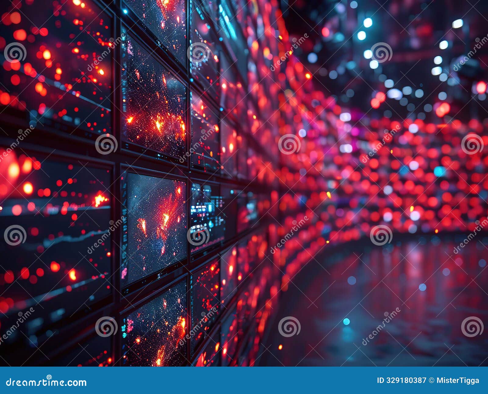 Long Form Video Conception. Man with Camera and Telescreen Concept of ...