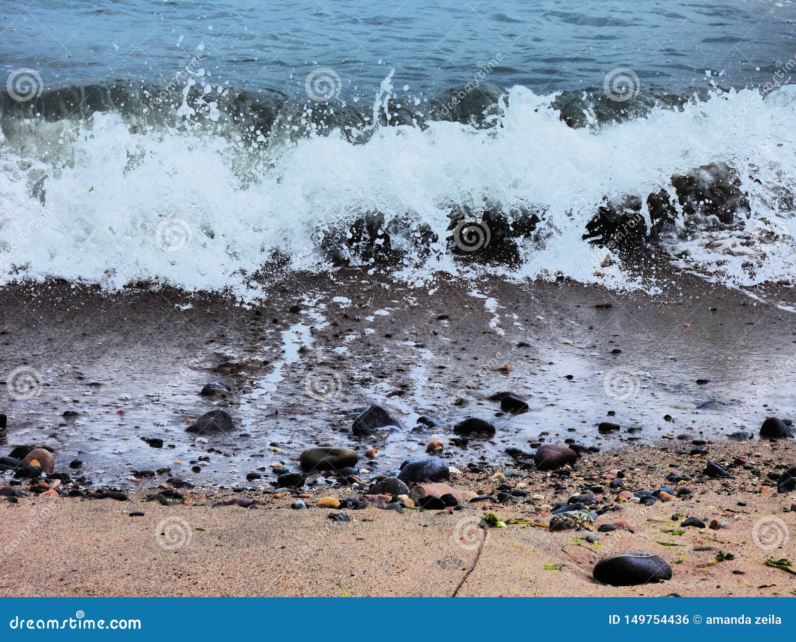 Long Fun Sunny Day at the Beach Stock Photo - Image of sunny, long ...