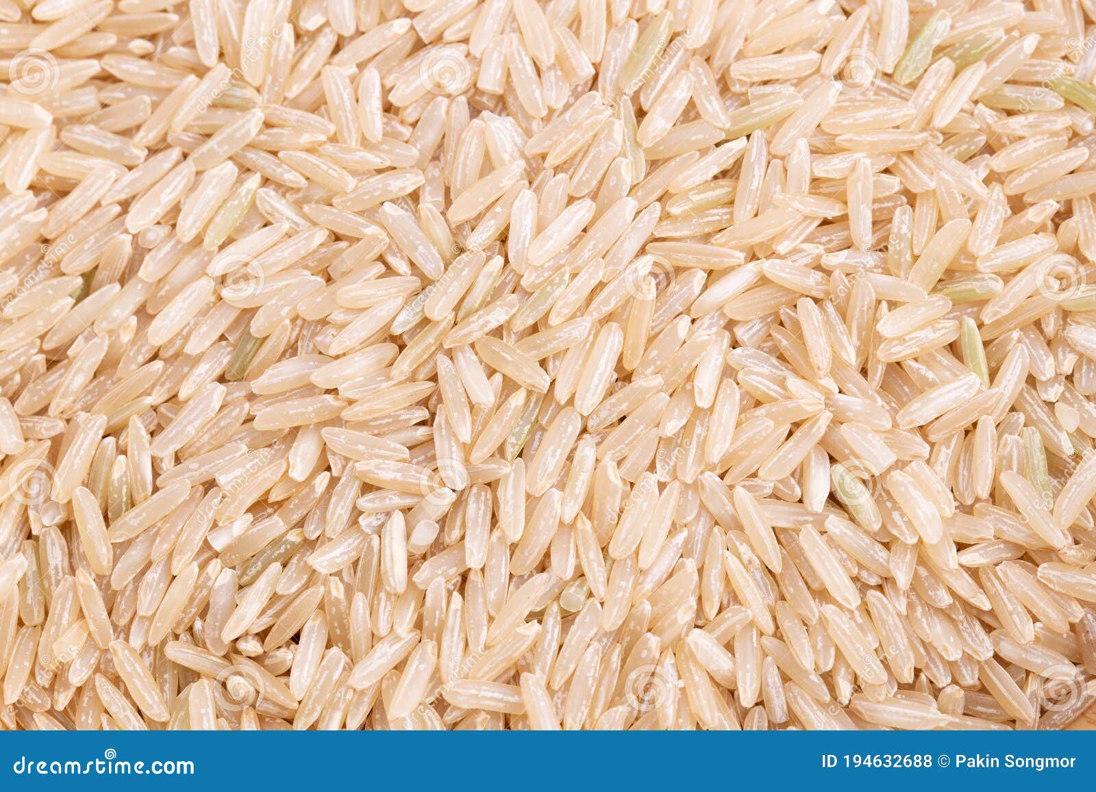 Long Grain Brown Rice Texture and Pattern Background Stock Photo ...