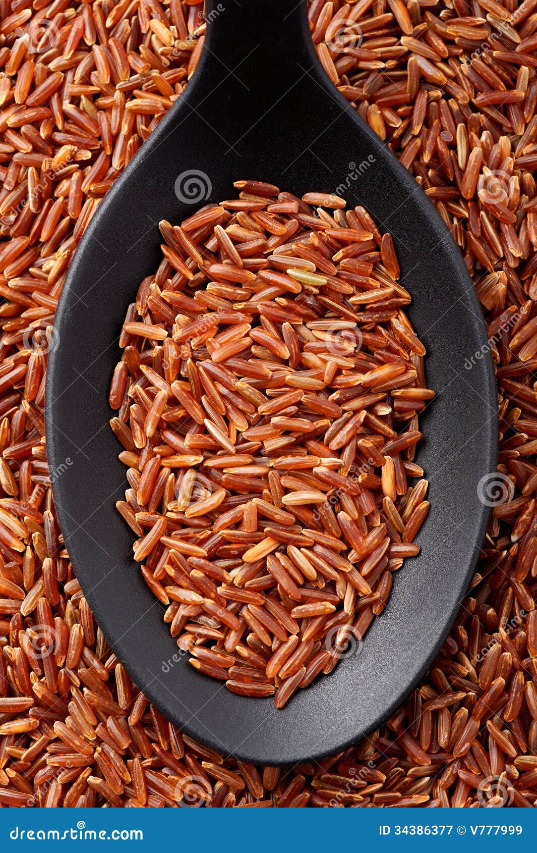 Long grain red rice stock image. Image of still, large - 34386377
