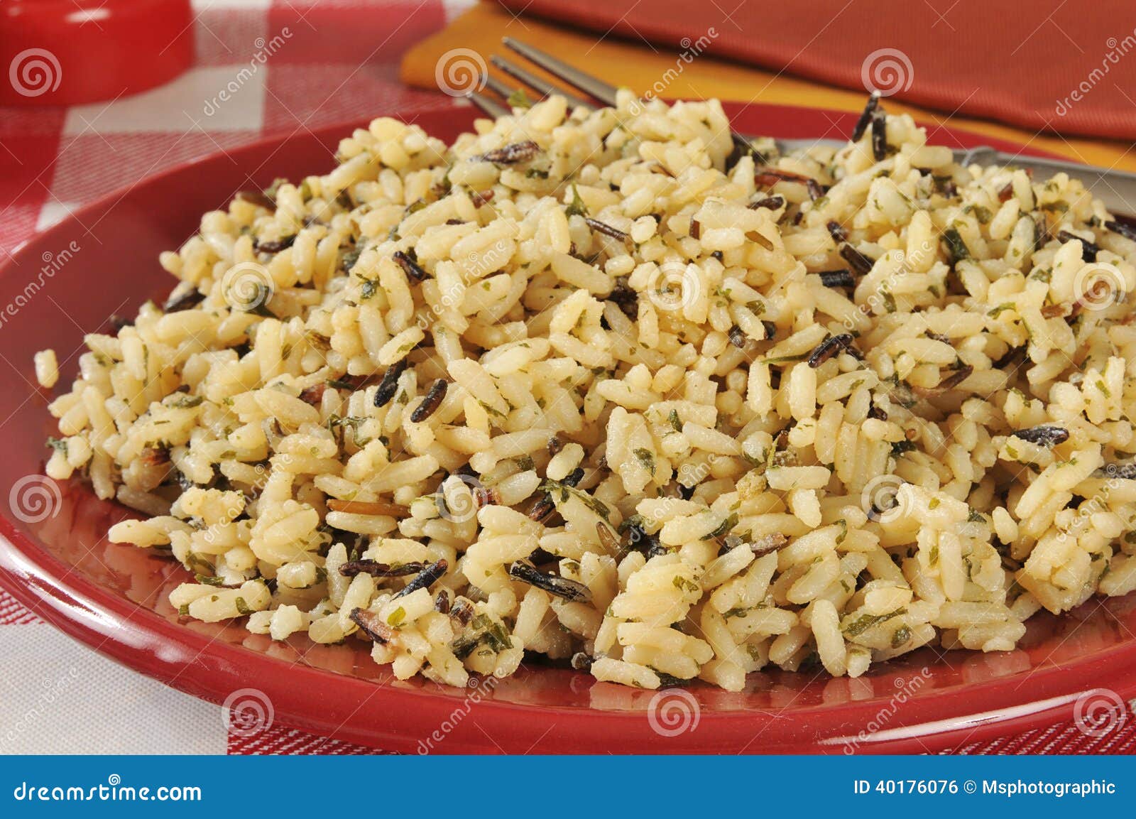 Long grain and wild rice stock photo. Image of rice, meal - 40176076