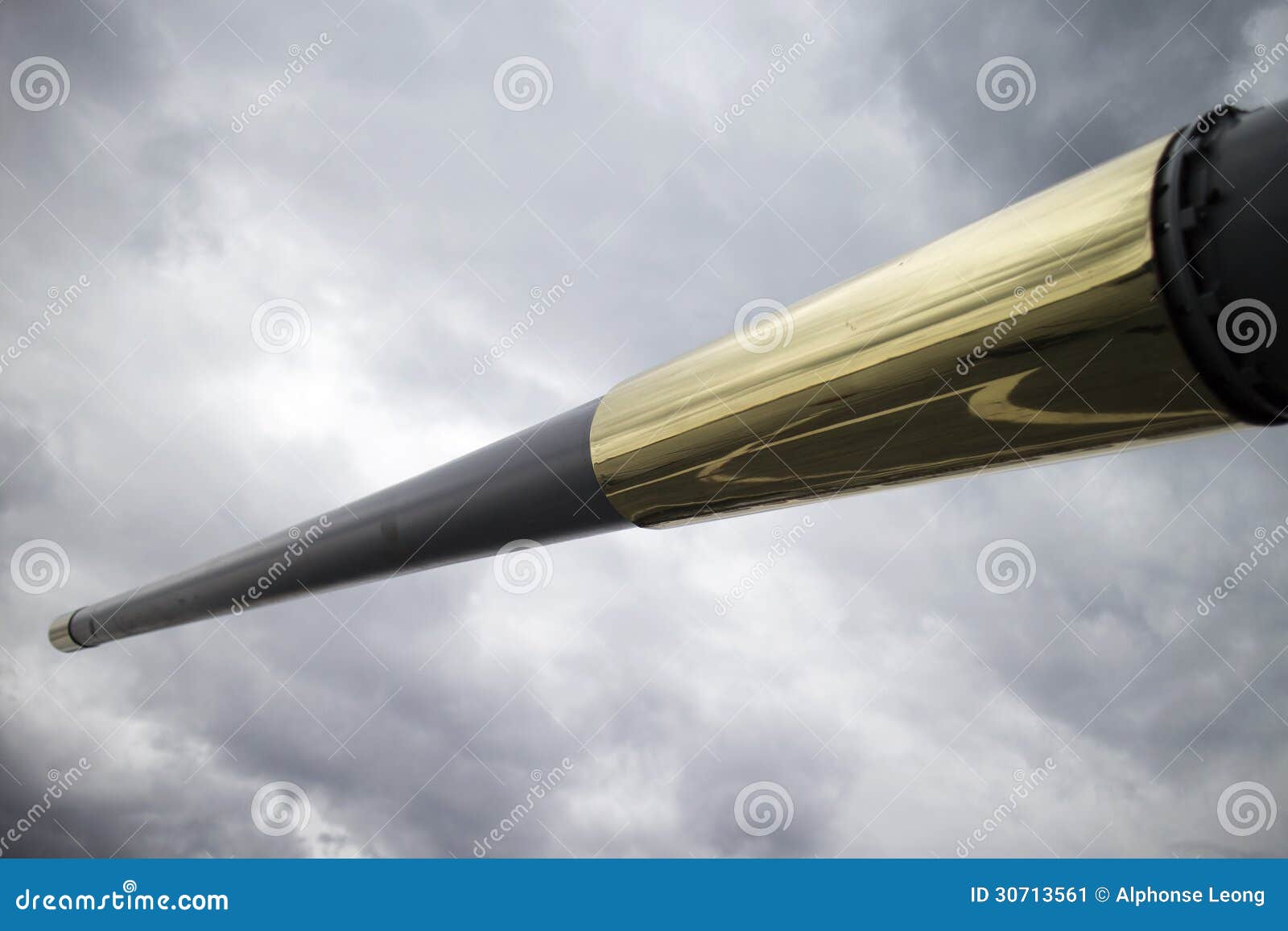 Long Gun Aboard Naval Vessel Stock Image - Image of gray, naval: 30713561