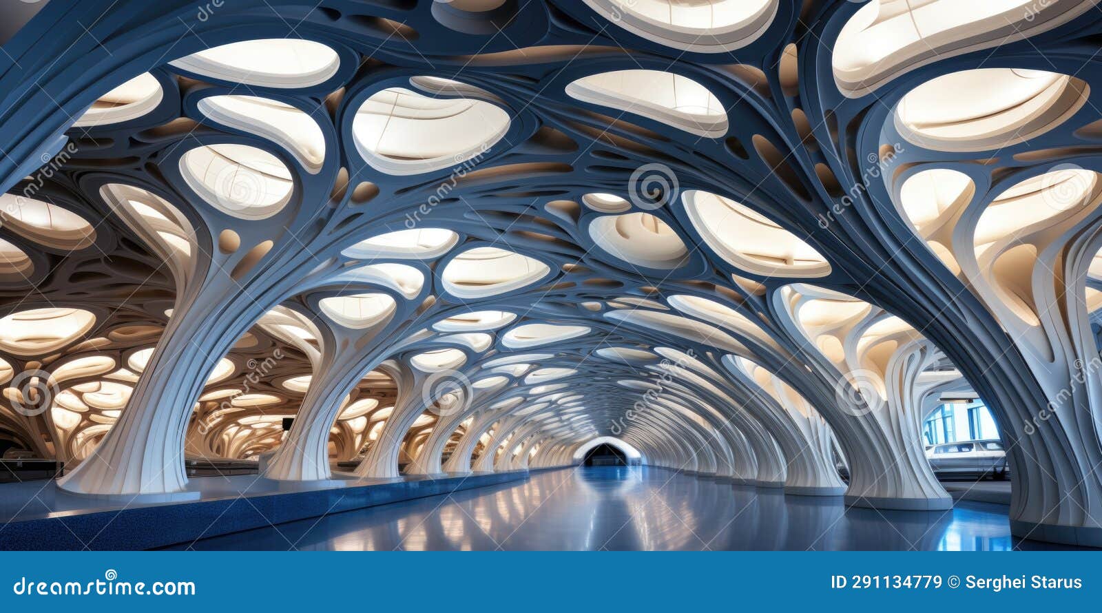 Curved Columns Building Detail Stock Photography | CartoonDealer.com ...