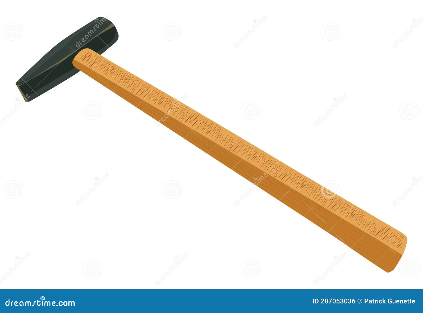Long Hammer ,illustration, Vector Stock Vector - Illustration of ...