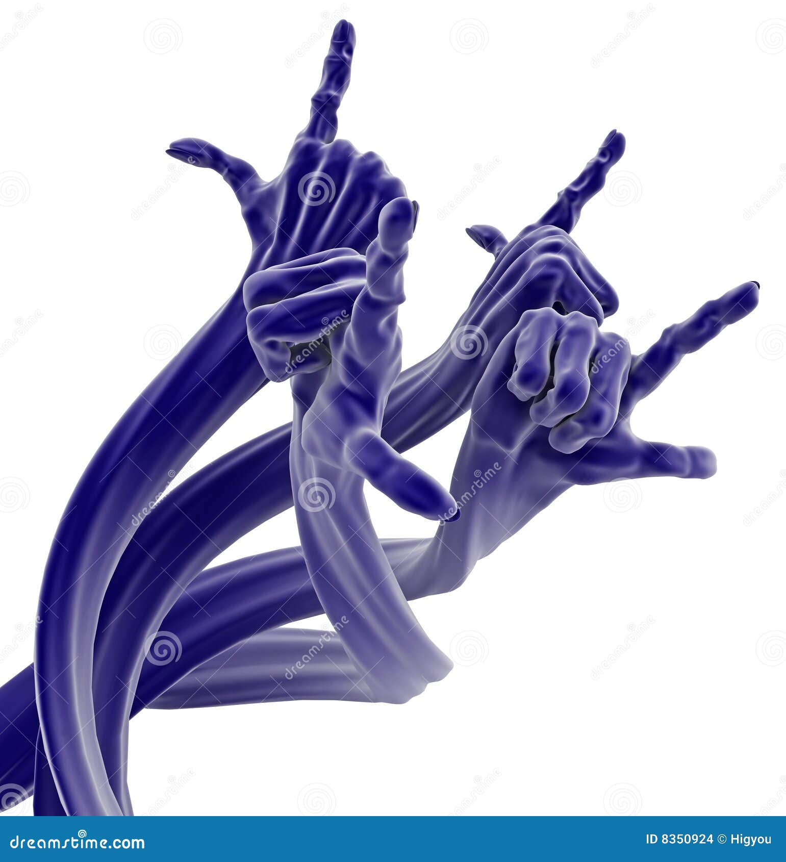 Long Hands, 4 stock illustration. Illustration of wrist - 8350924