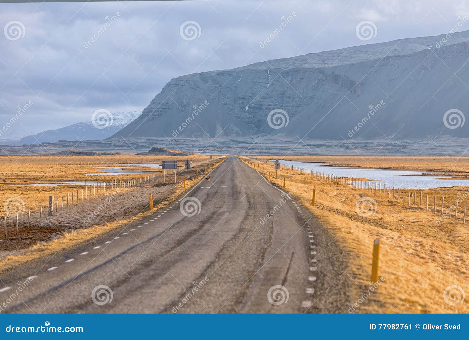 Long hard road stock image. Image of icelandic, northern - 77982761