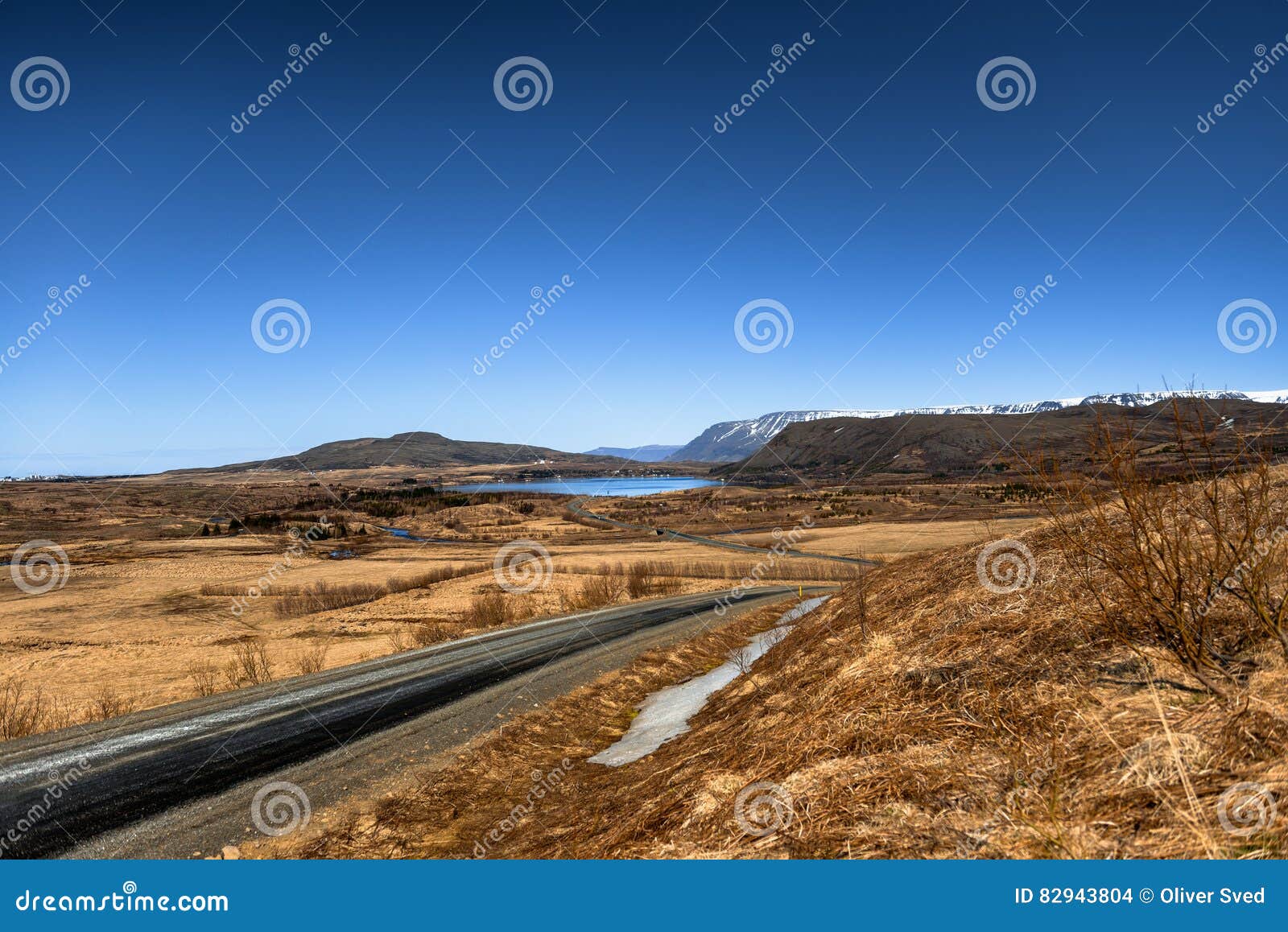Long hard road stock photo. Image of road, fast, iceland - 82943804