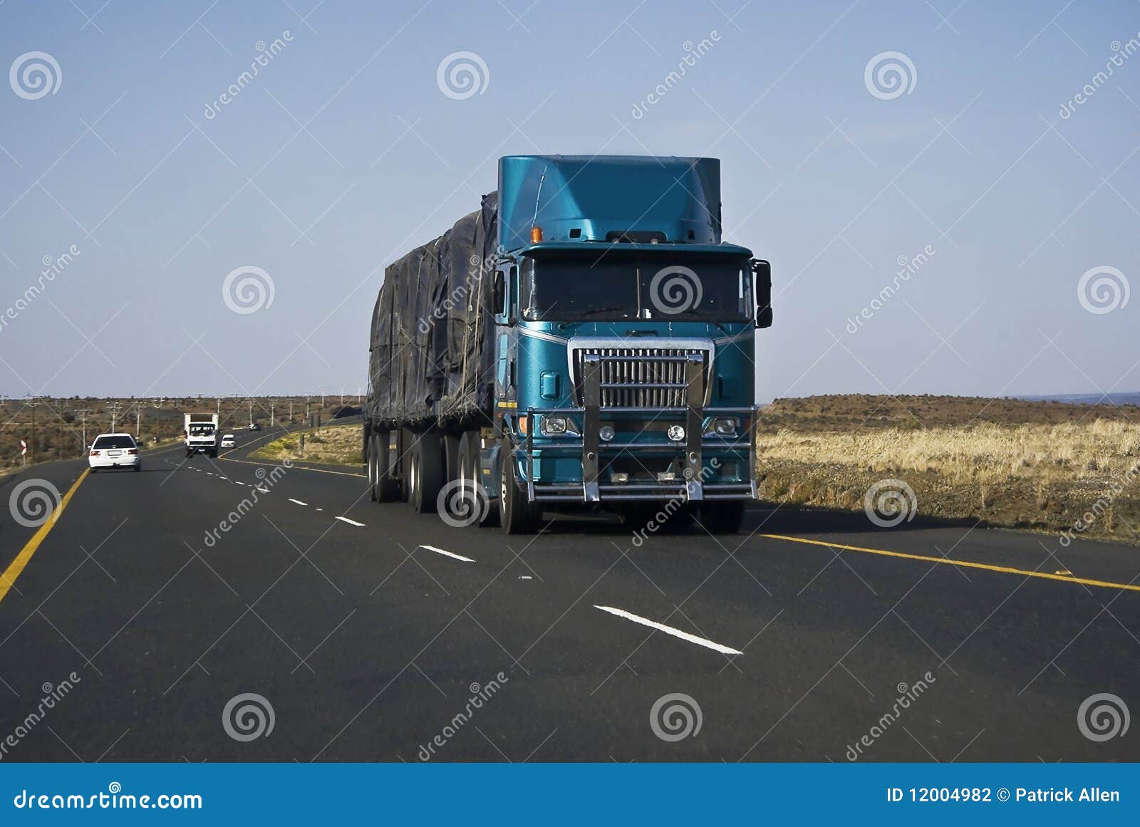 Long Haul Transportation - Heavy Duty Stock Photo - Image of shipping ...