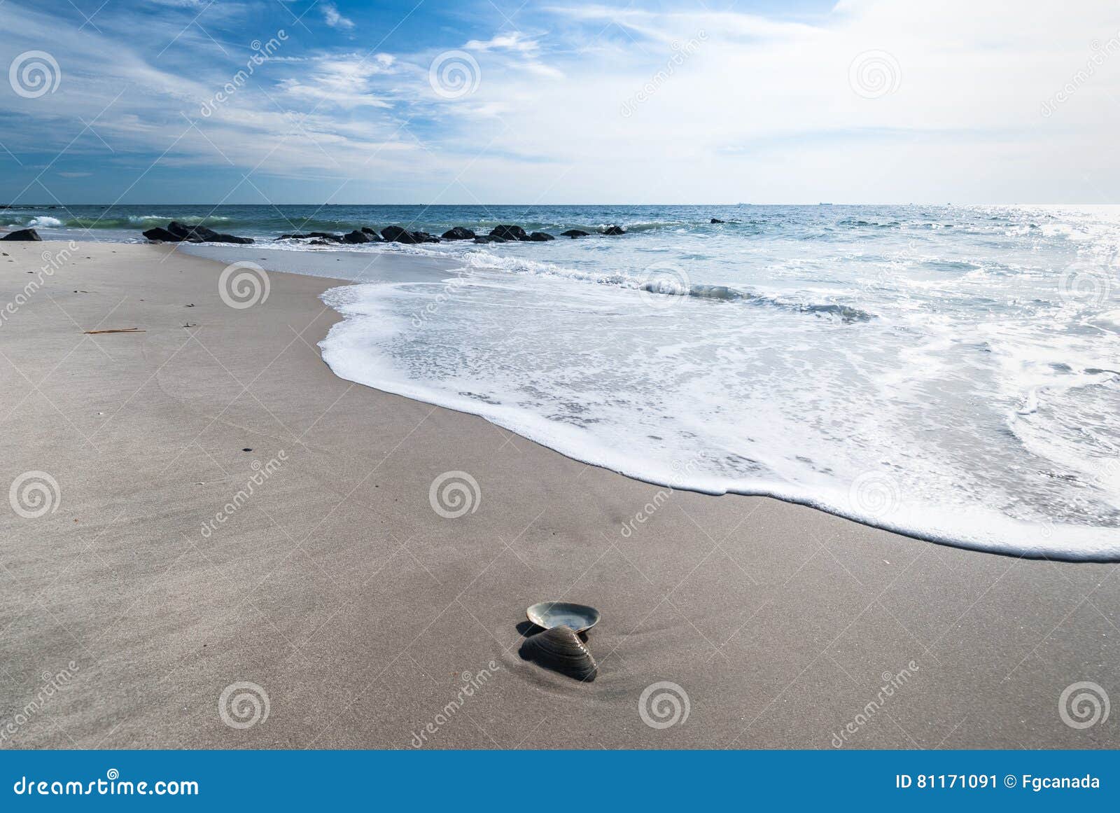 Long Island Beach in November Stock Image - Image of outdoors, leisure ...
