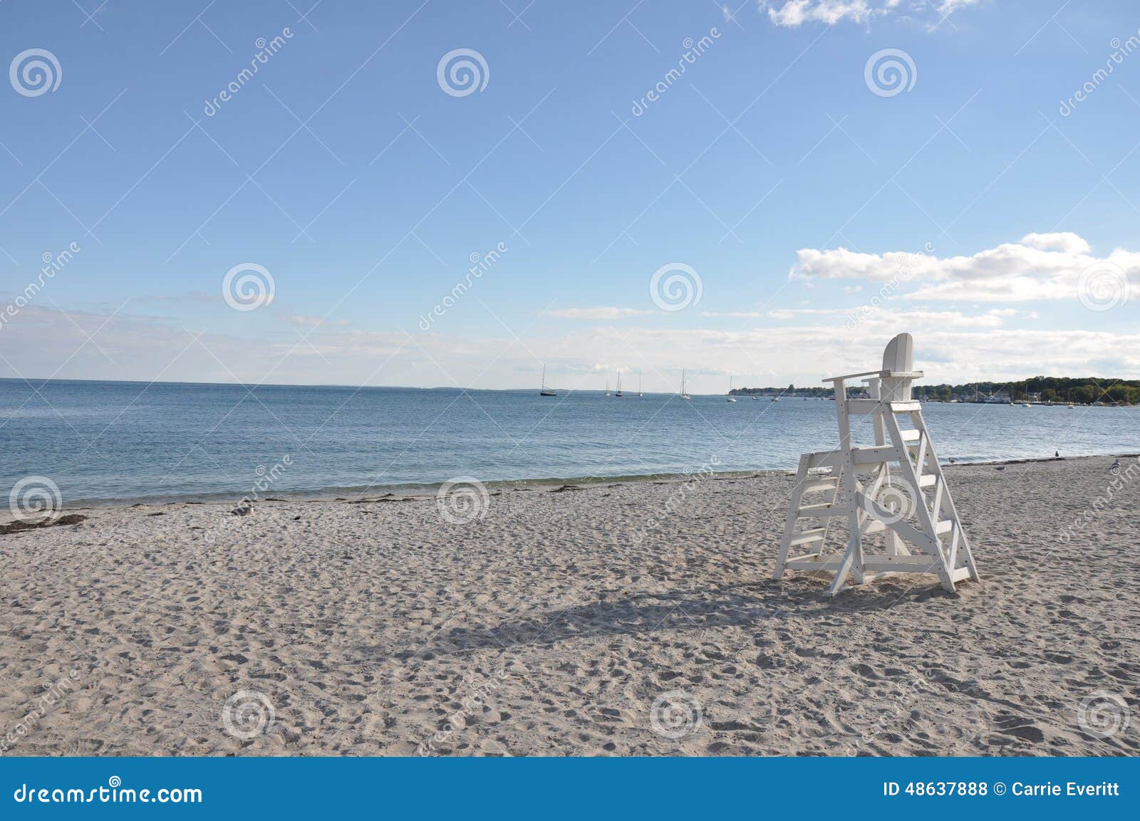 Long Island Sound stock photo. Image of water, chair - 48637888