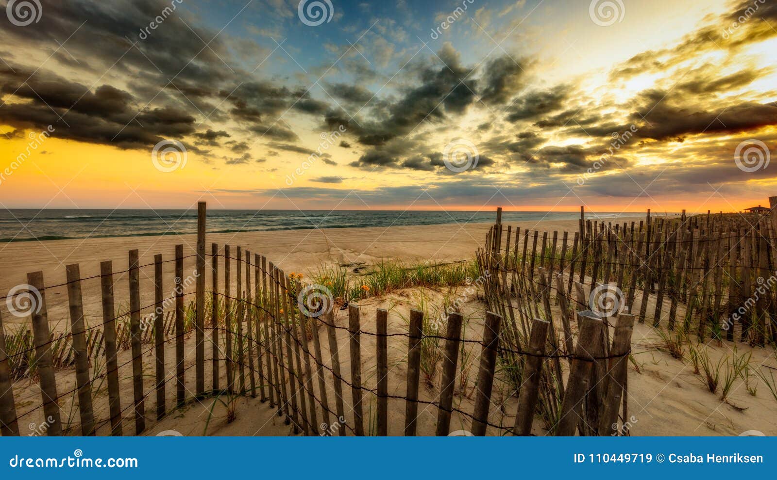 Long Island sunset stock image. Image of beach, long - 110449719
