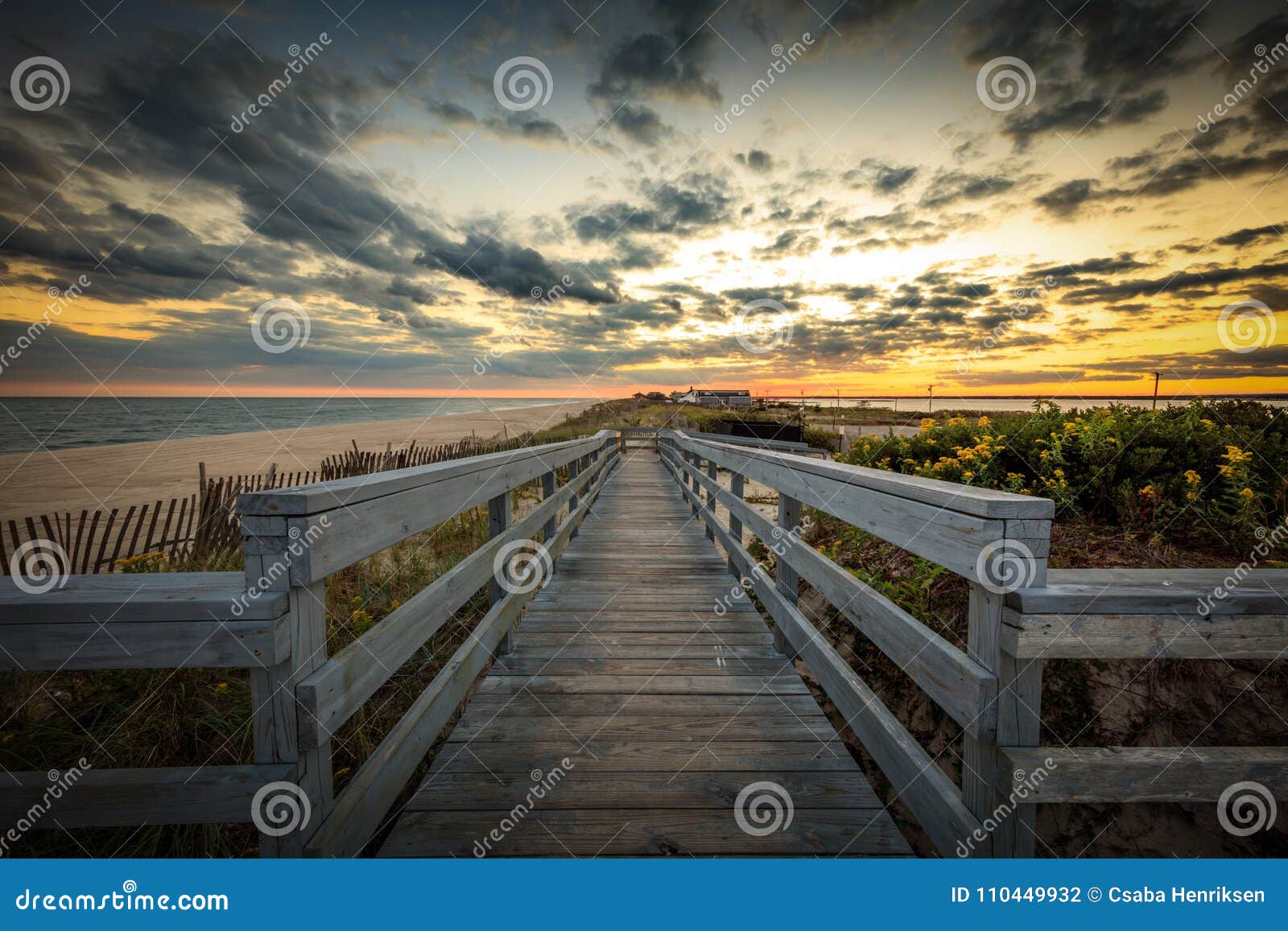 Long Island sunset stock photo. Image of landscape, york - 110449932