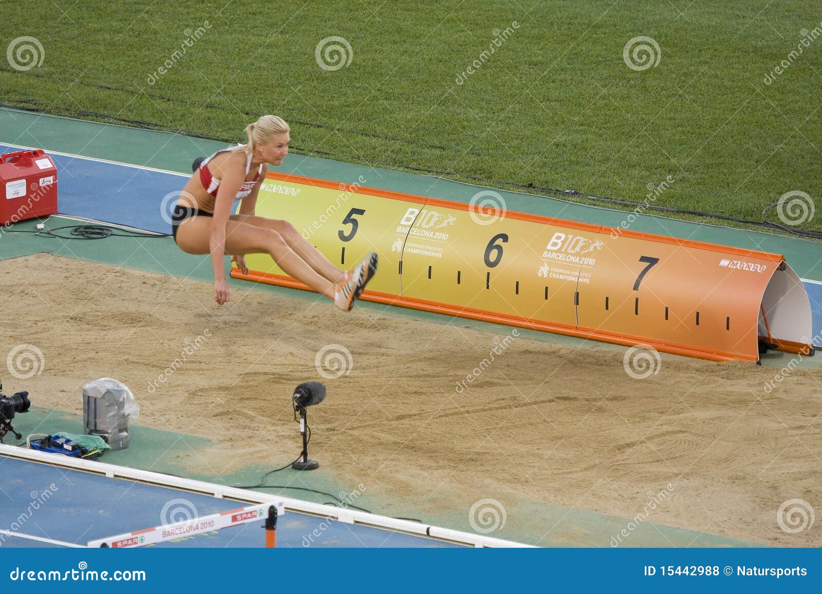 Long jump editorial stock photo. Image of barcelona, championship ...