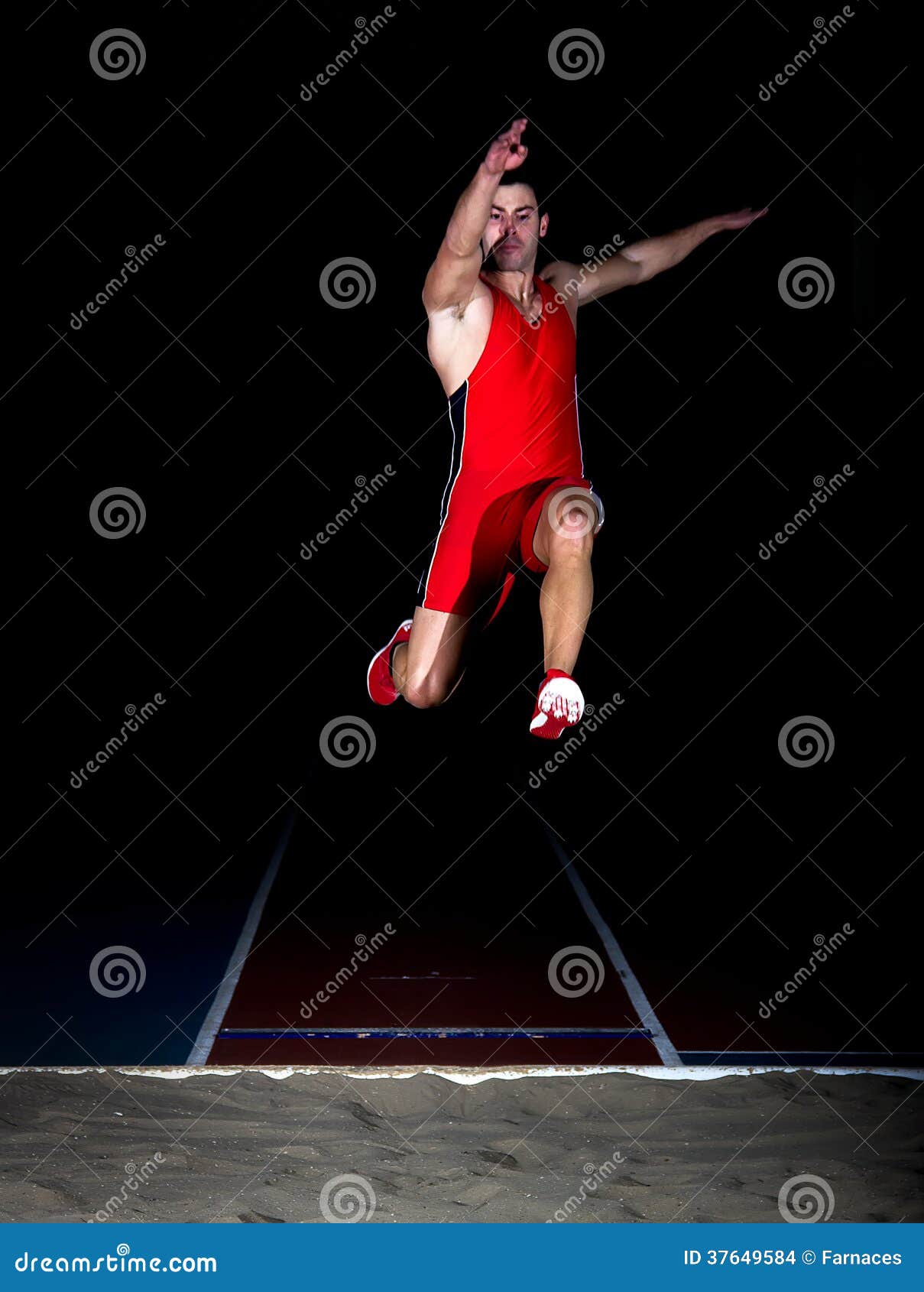 Long jump athlete stock photo. Image of active, fitness - 37649584