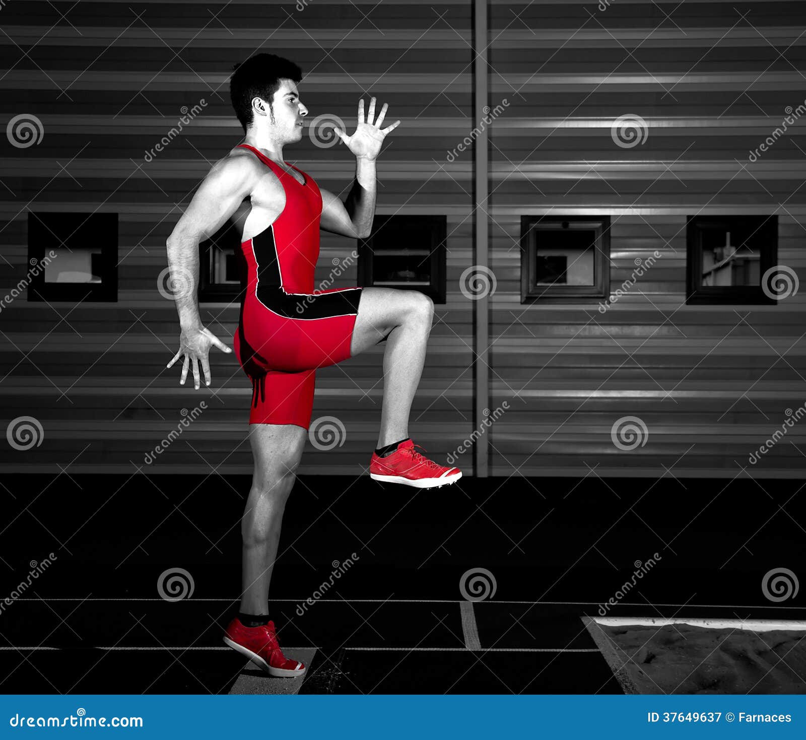 Long jump athlete stock image. Image of speed, fitness - 37649637