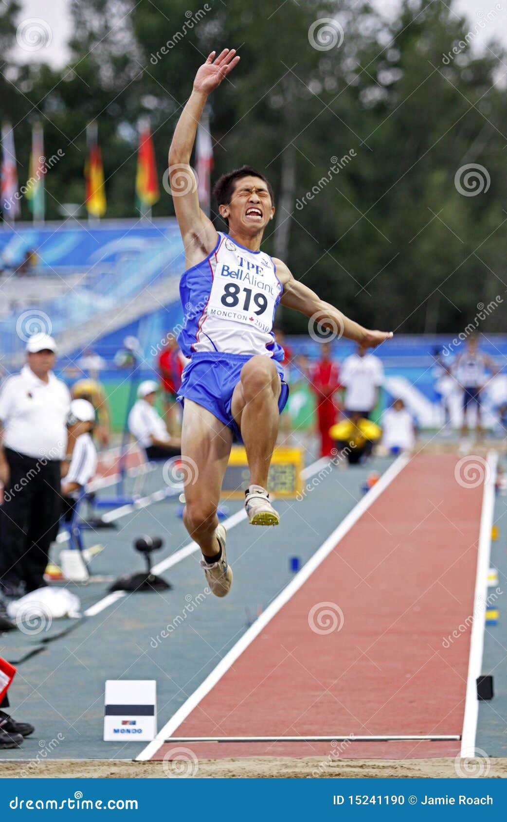 Long jump chinese taipei editorial image. Image of competitive - 15241190