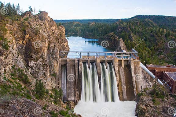 Long Lake Dam stock photo. Image of hydroelectricity - 10890690