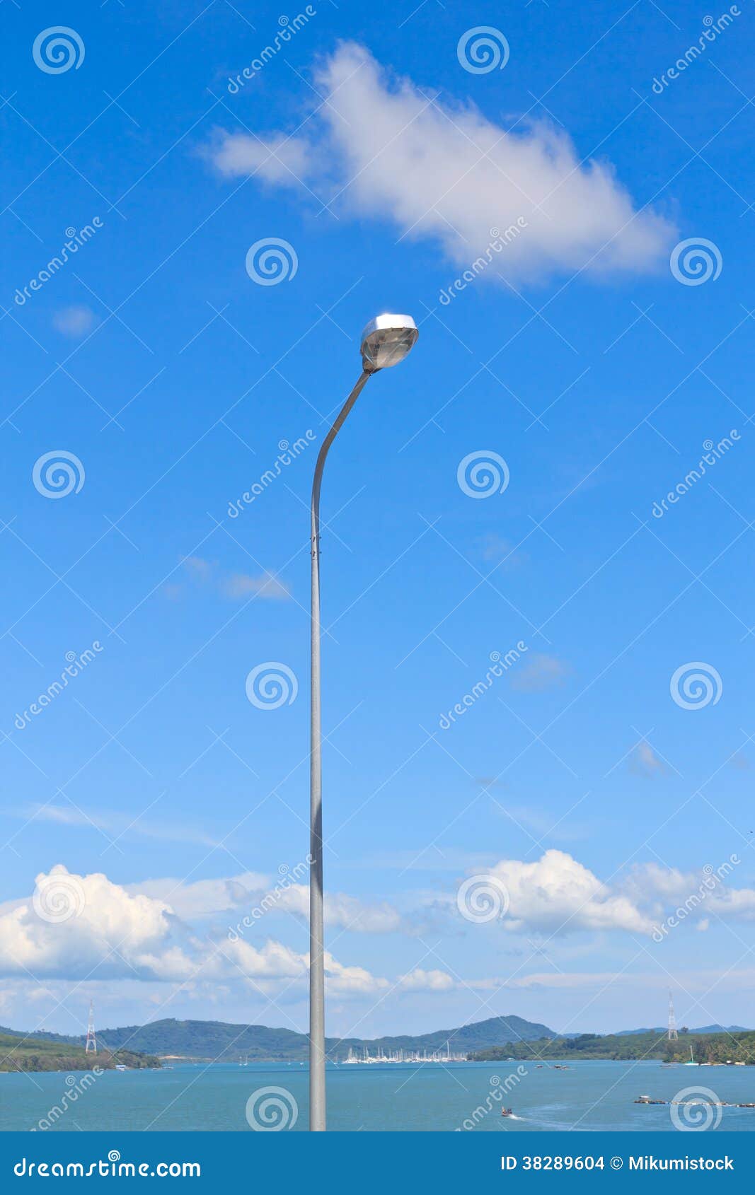 Long Lamp Post Electricity Industry Royalty-Free Stock Image ...
