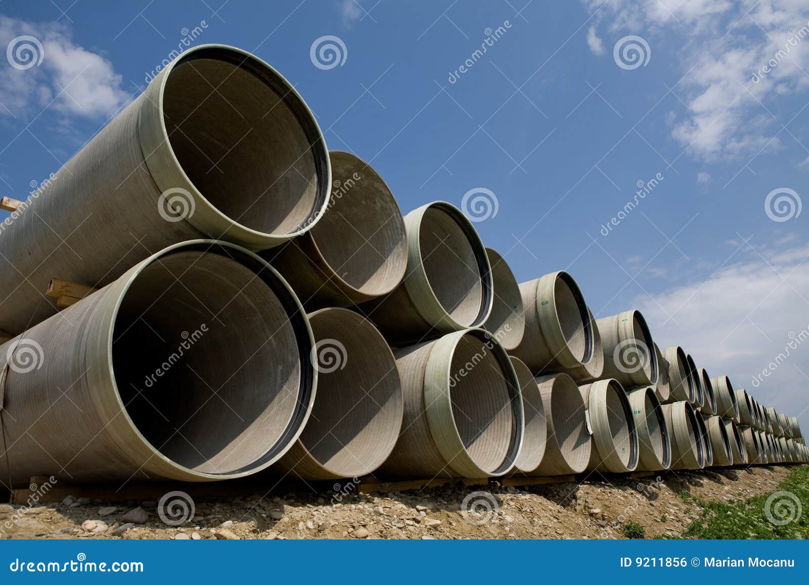 Long large pipes stock photo. Image of curves, black, heavy - 9211856