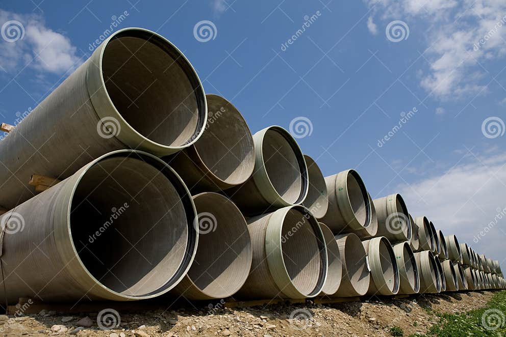 Long large pipes stock photo. Image of curves, black, heavy - 9211856
