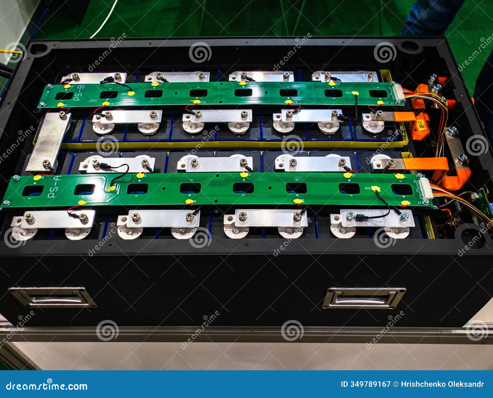 Long-Life Battery Cells for Industrial Power Systems Stock Image ...