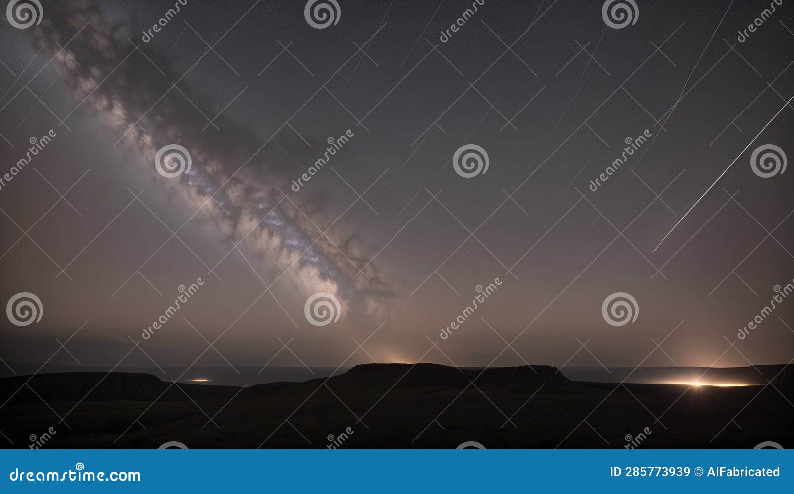 A Long Line of Stars stock illustration. Illustration of lake - 285773939