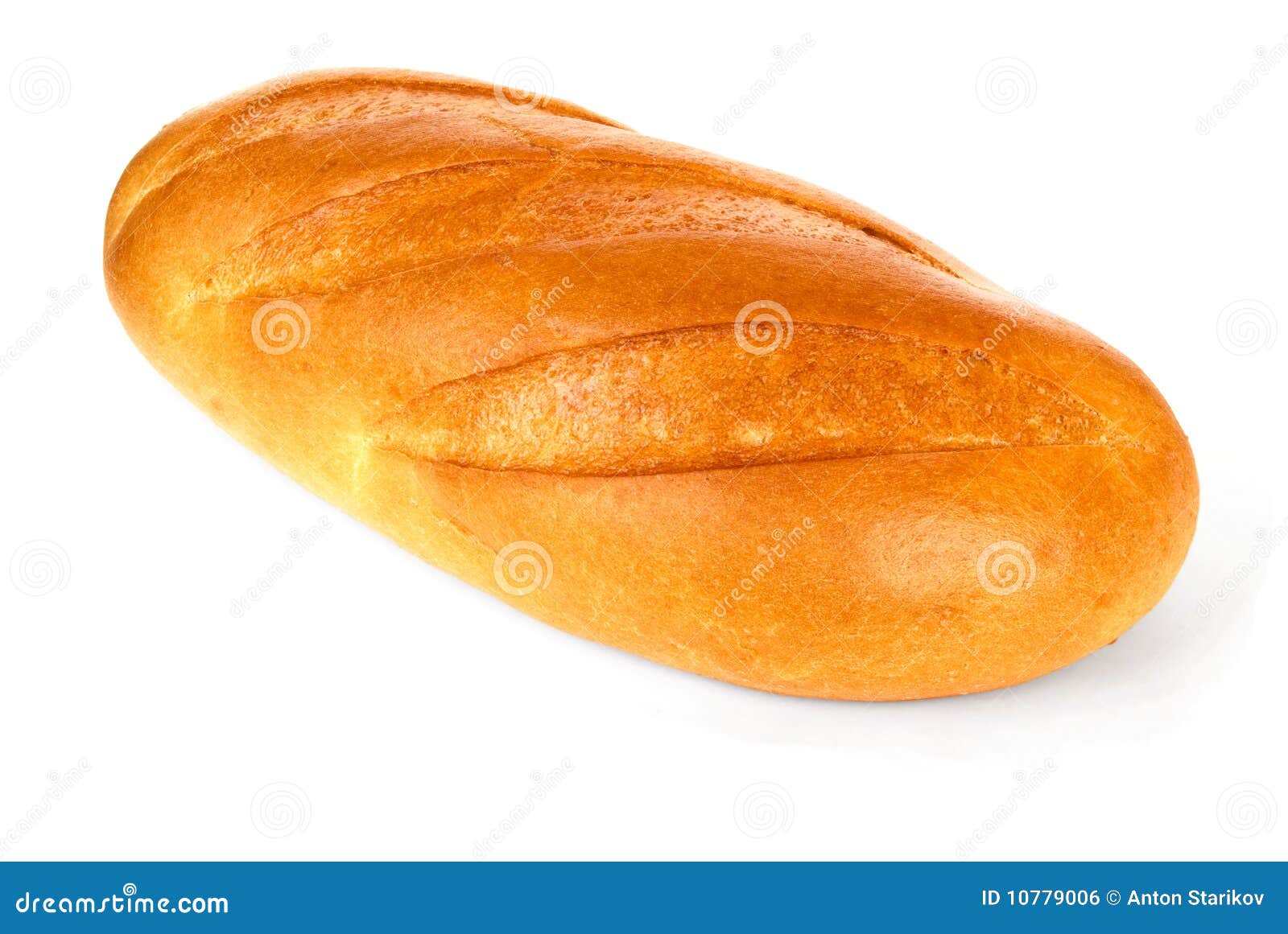 Loaf Bread. Rye Bakery With Crusty Loaves And Crumbs. Fresh Loaf Of ...