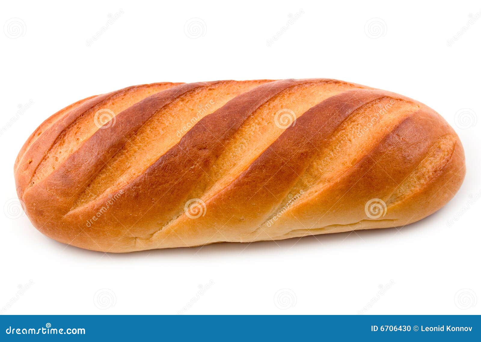 Wheaten Long Loafs. Traditional Baked White Bread With Seeds. Stock ...