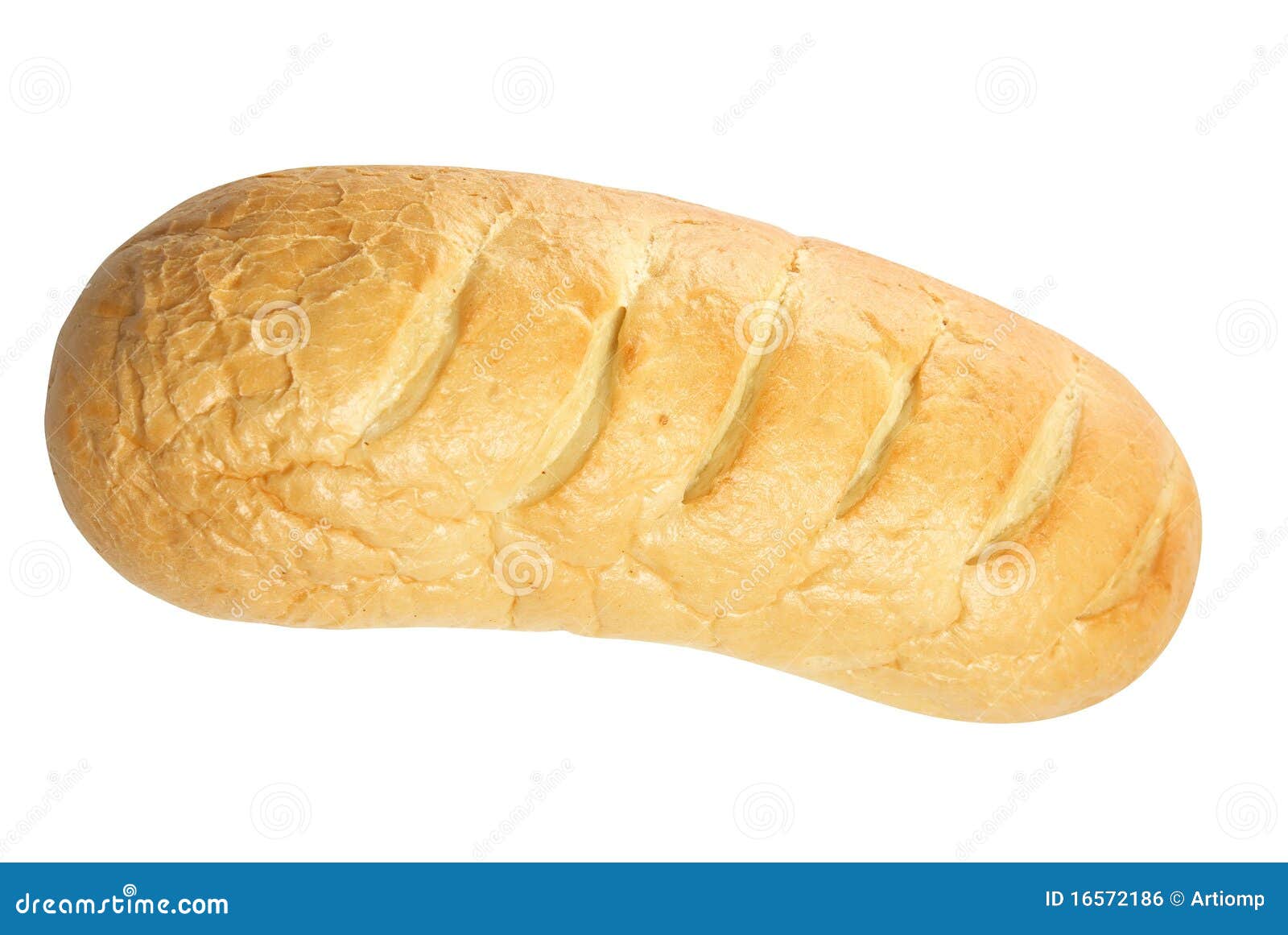 Long loaf over white stock photo. Image of copy, carbohydrates - 16572186