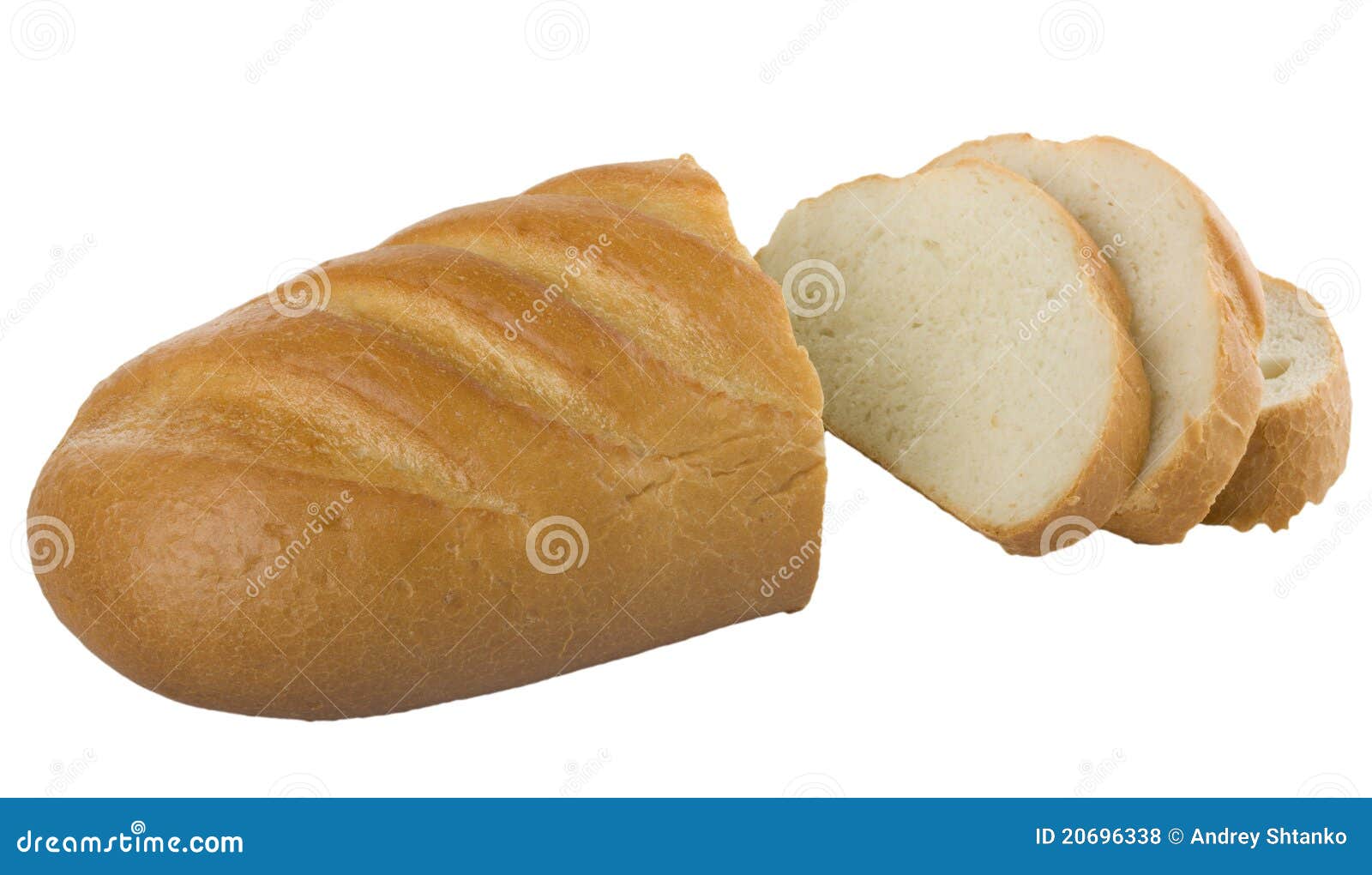 Long loaf sliced bread stock photo. Image of background - 20696338