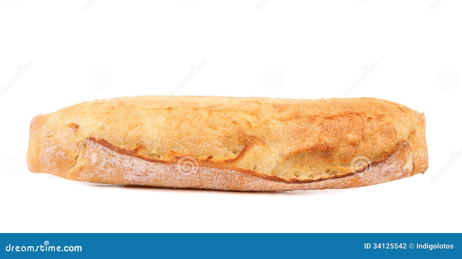 Long loaf of white bread stock photo. Image of french - 34125542