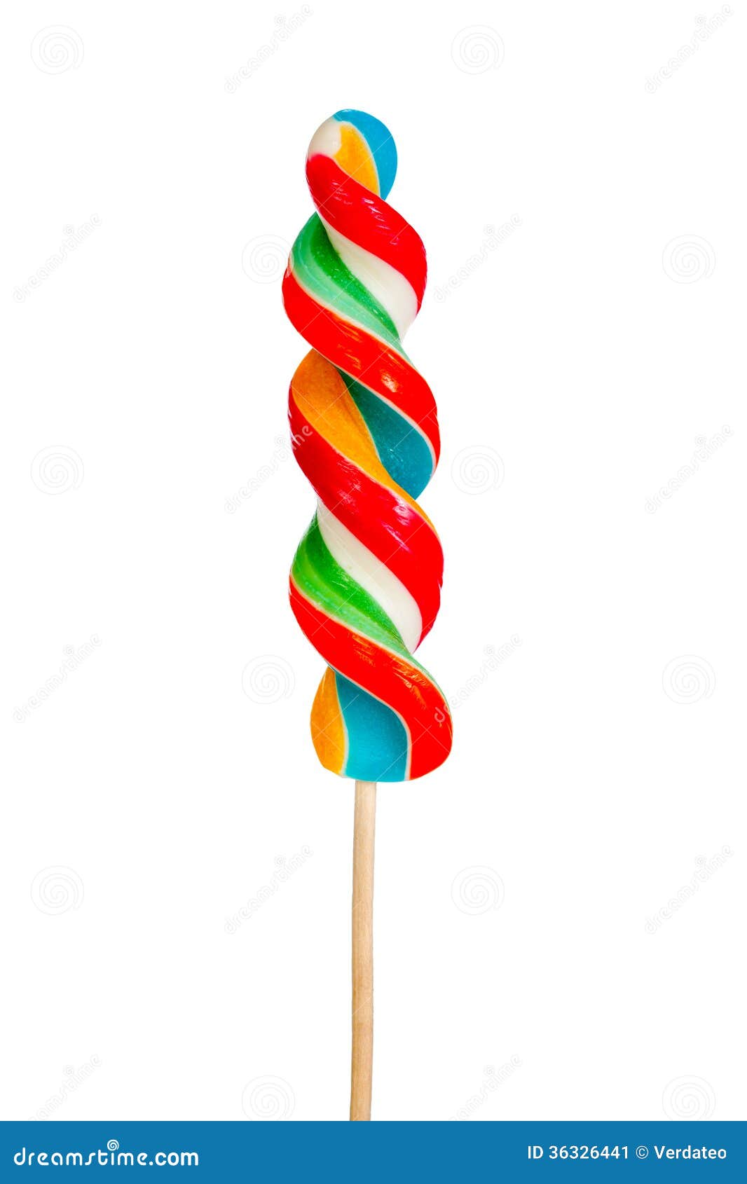 Long Lollipop On A Stick Stock Image - Image: 36326441