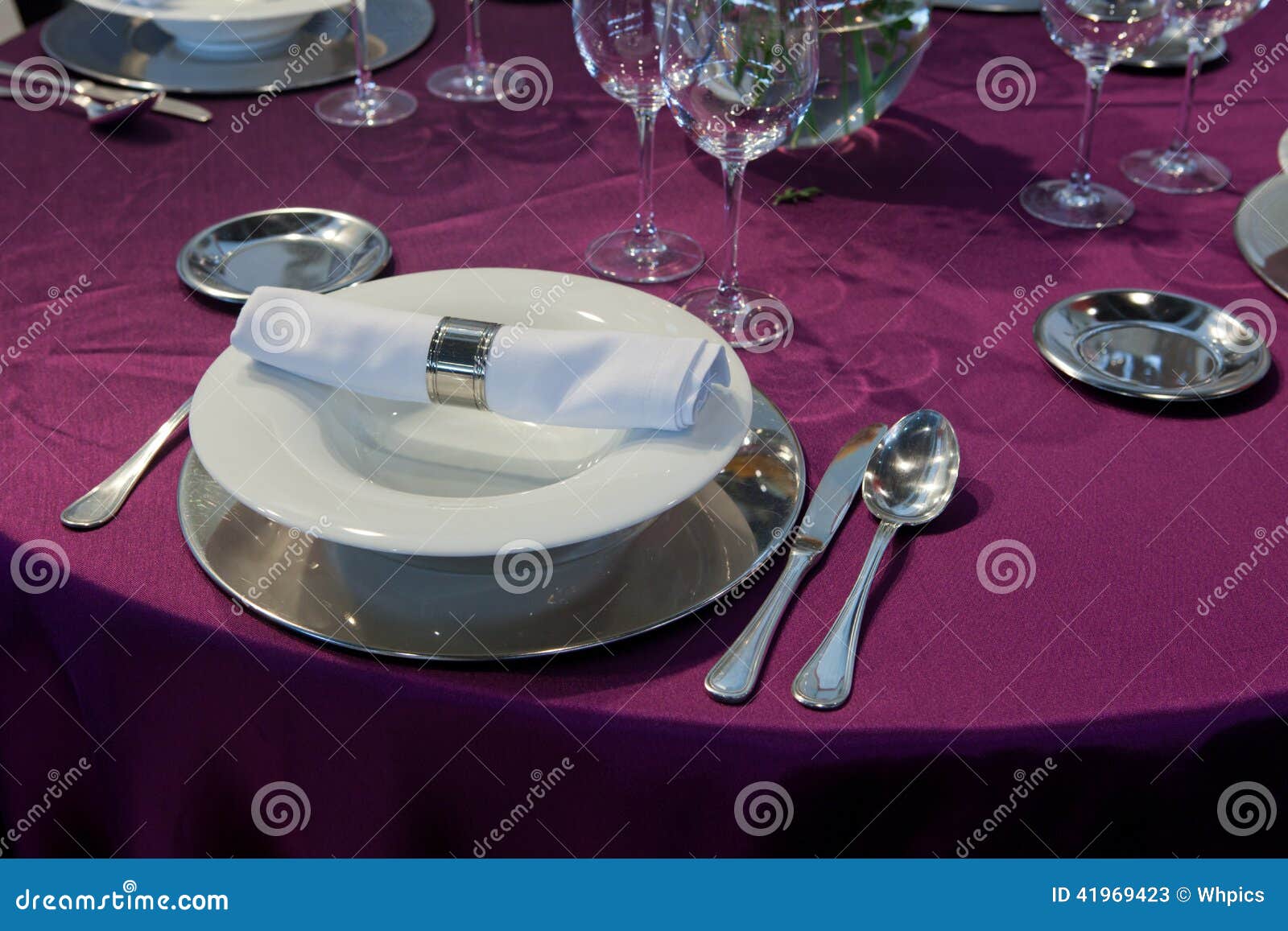 Long Lunch Table at Restaurant Stock Image - Image of indoors, house ...