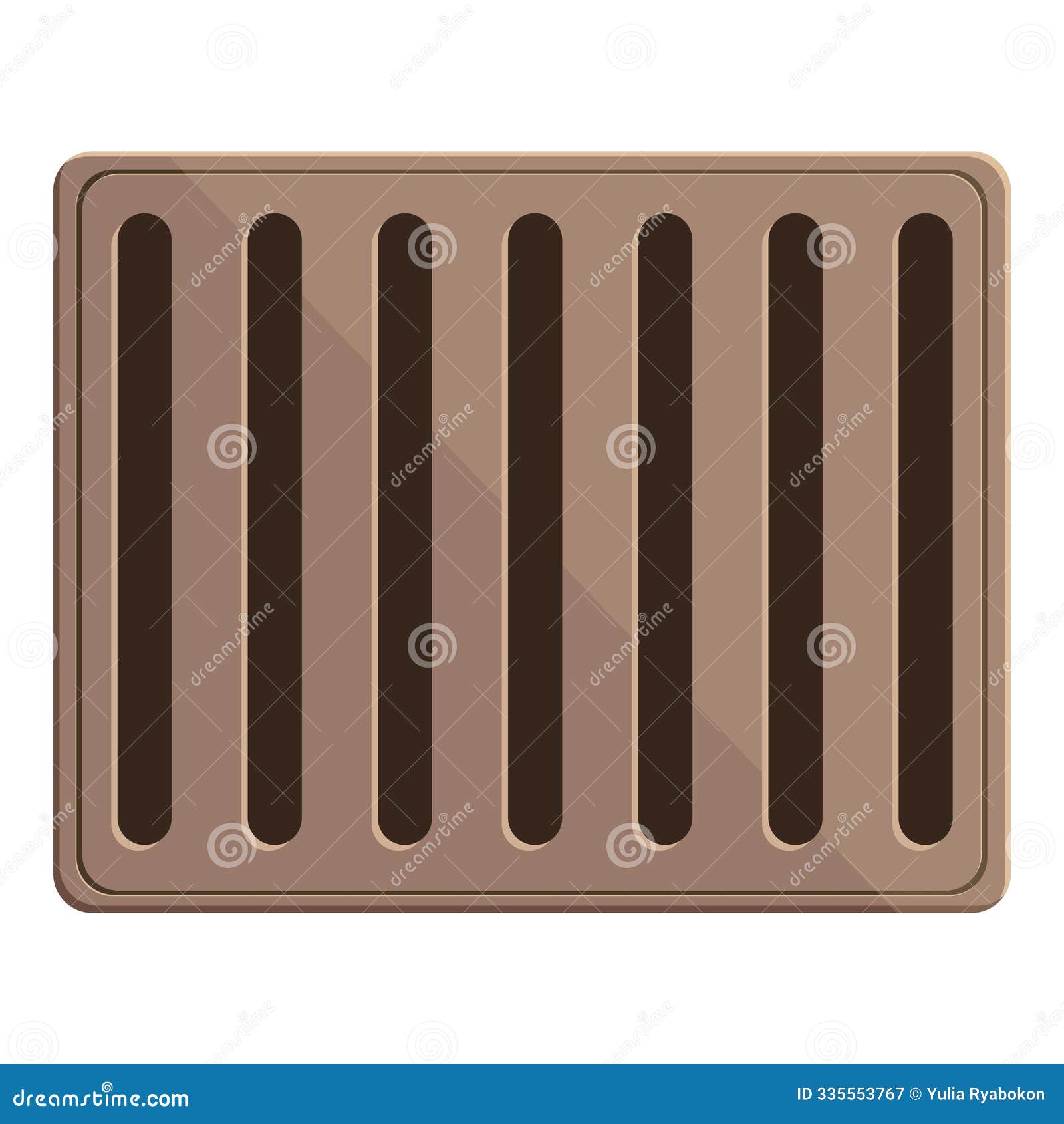 Grating Drainage Icon Vector Illustration | CartoonDealer.com #188313928
