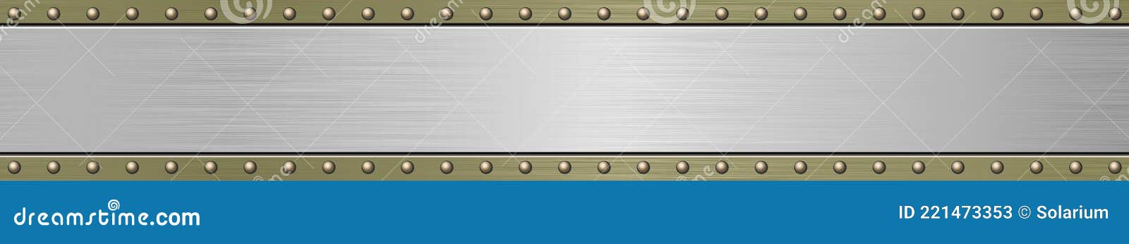 Long plaque stock vector. Illustration of aluminum, background - 221473353