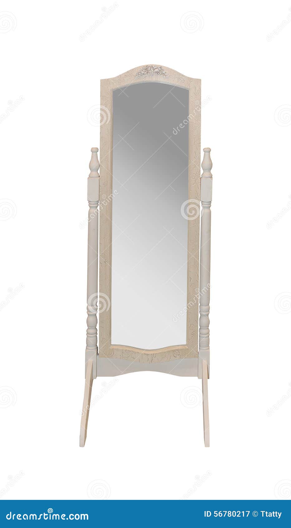 Long mirror stock image. Image of frame, retro, cutout - 56780217