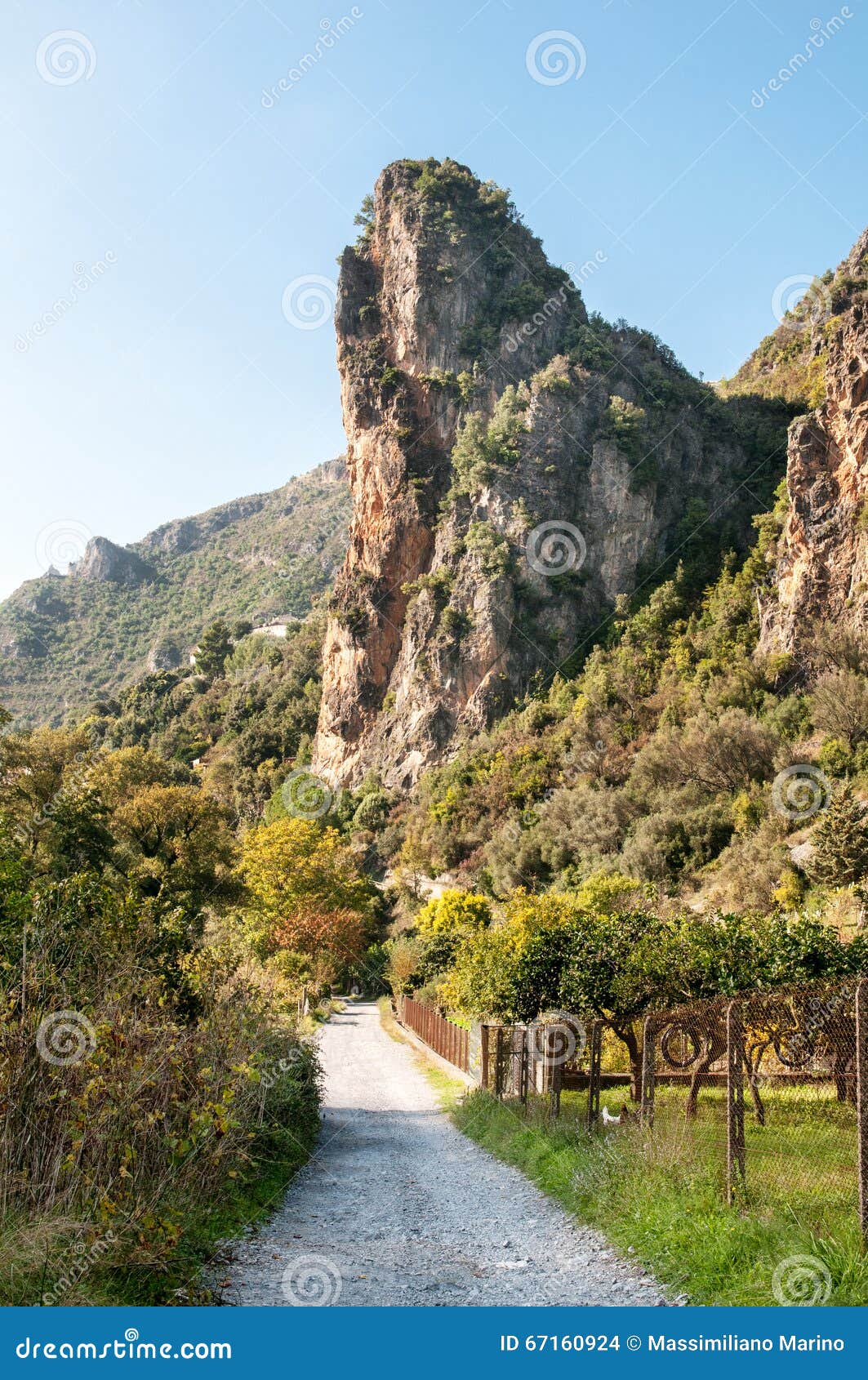 Long mountain road stock photo. Image of rock, highlands - 67160924