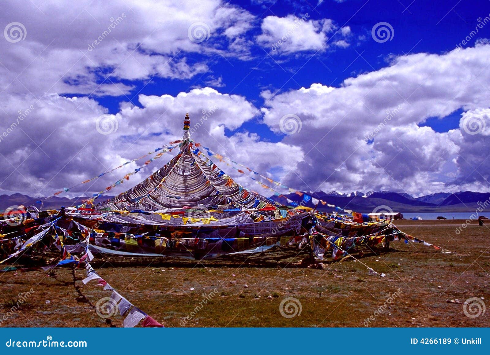 Long Narrow Flag stock image. Image of narrow, flag, long - 4266189