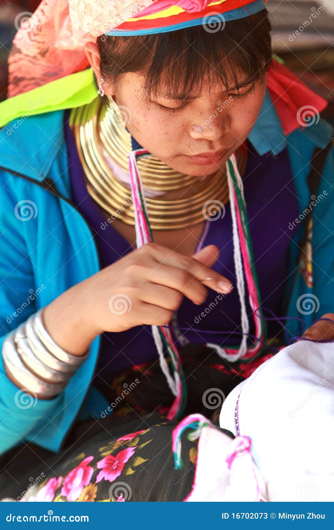 Long Neck Tribe,Thailand editorial stock photo. Image of scenic - 16702073